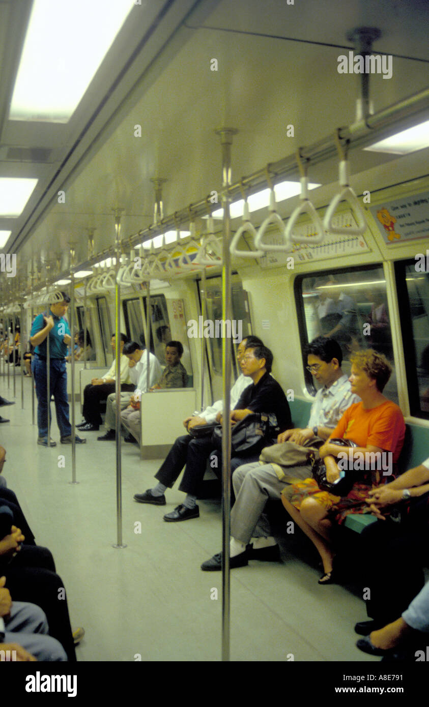 Singapore MRT Mass Rapid Transport Under overground system Stock Photo ...