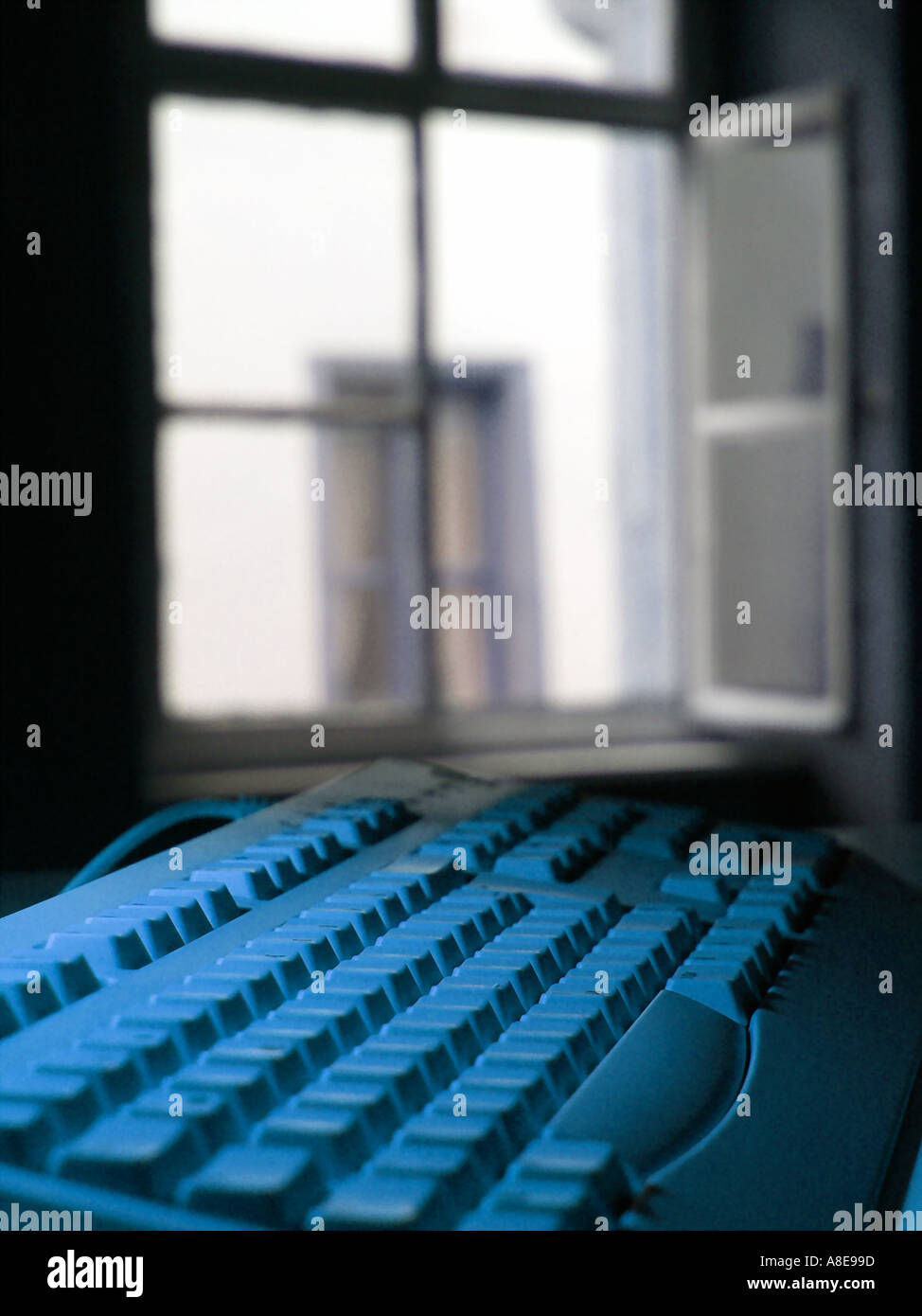 Computer keyboard in the office Stock Photo - Alamy