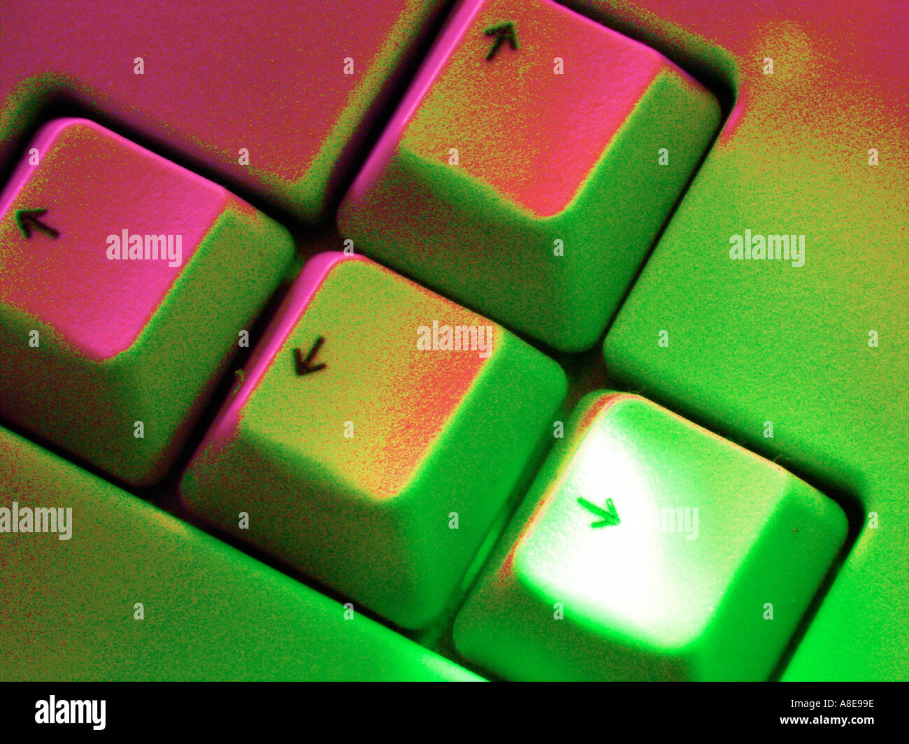 Cursor buttons Stock Photo - Alamy