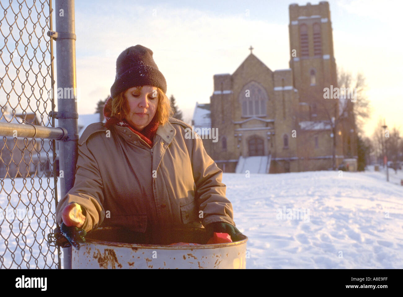 Homeless woman age 43 digging hi-res stock photography and images - Alamy