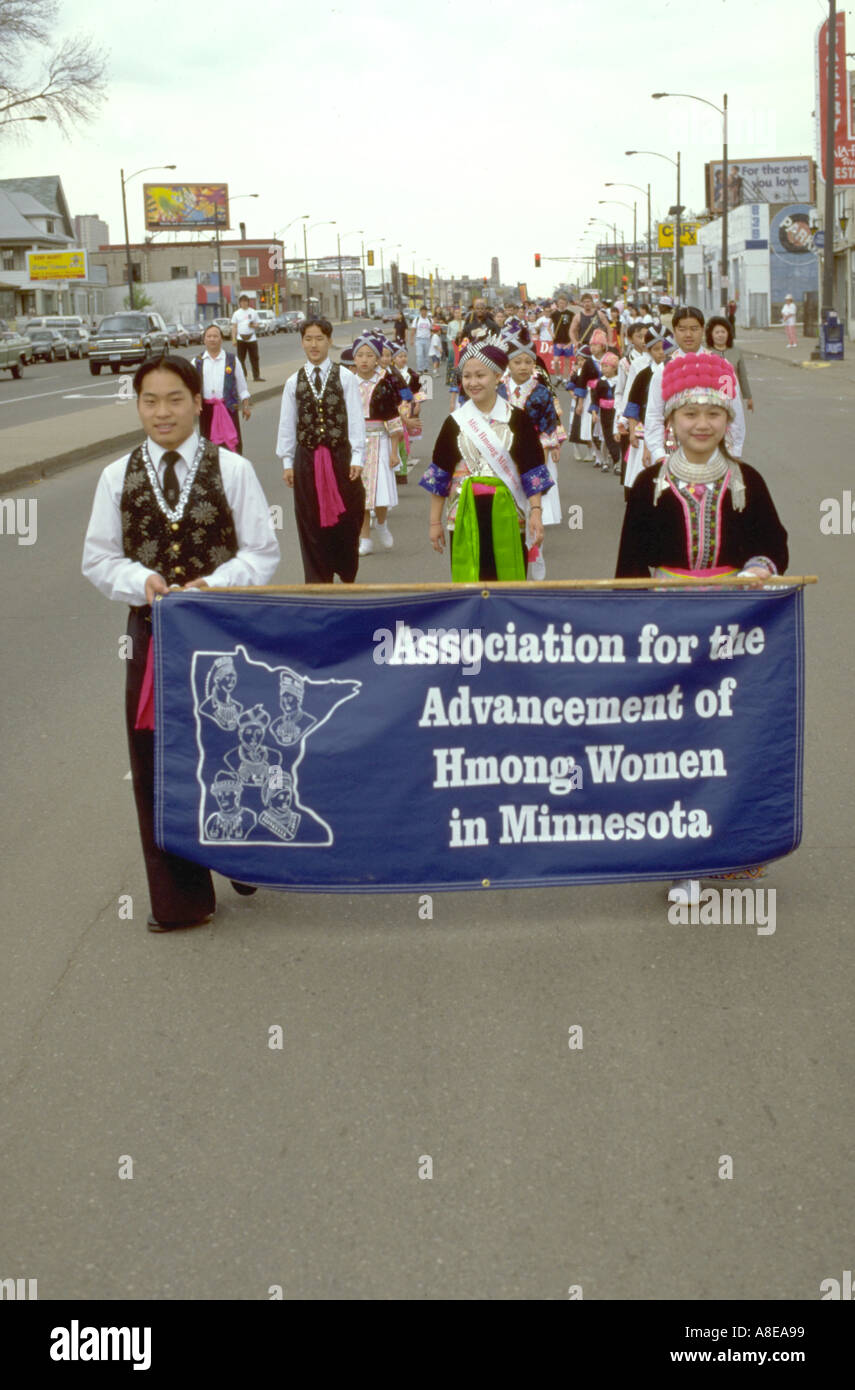 Hmong women activists age 18 participating in the Asian American ...