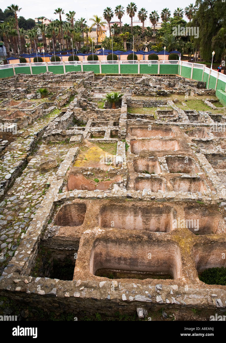 Ruins of Roman fish salting factory Factoria de Salazon de Pescado ...