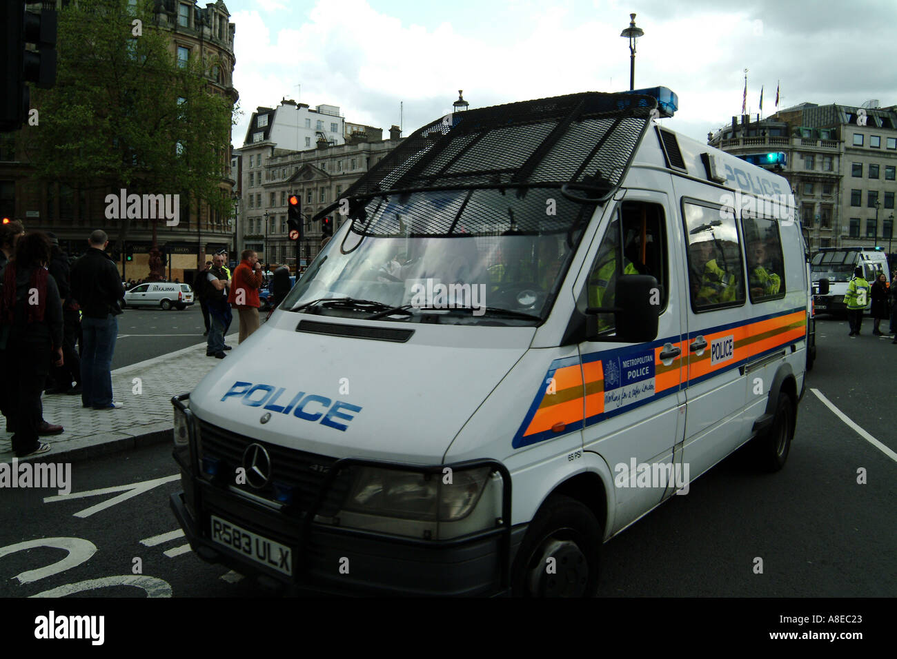British riot vehicle van hi-res stock photography and images - Alamy