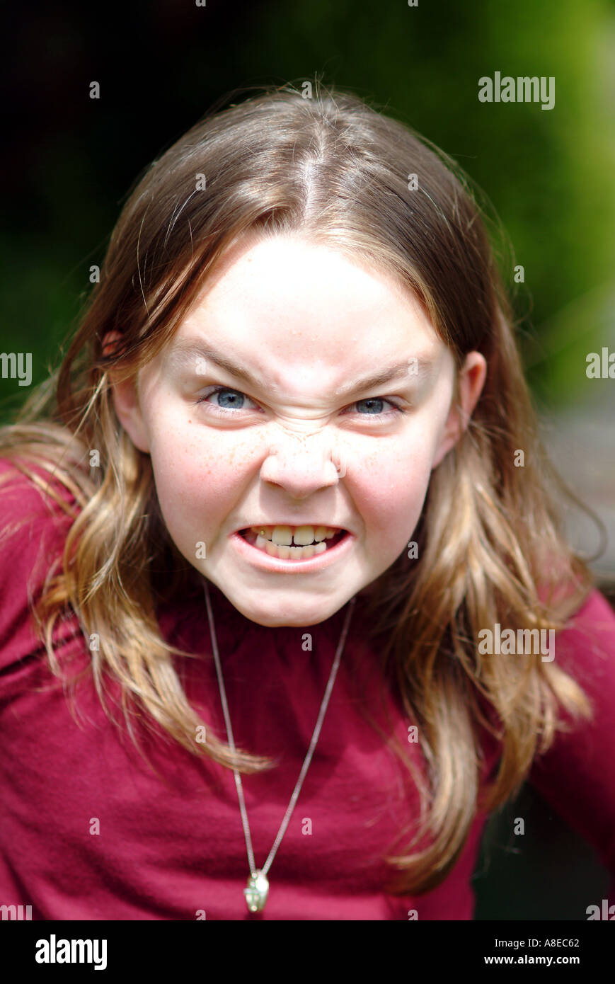 Girl snarling hi-res stock photography and images - Alamy