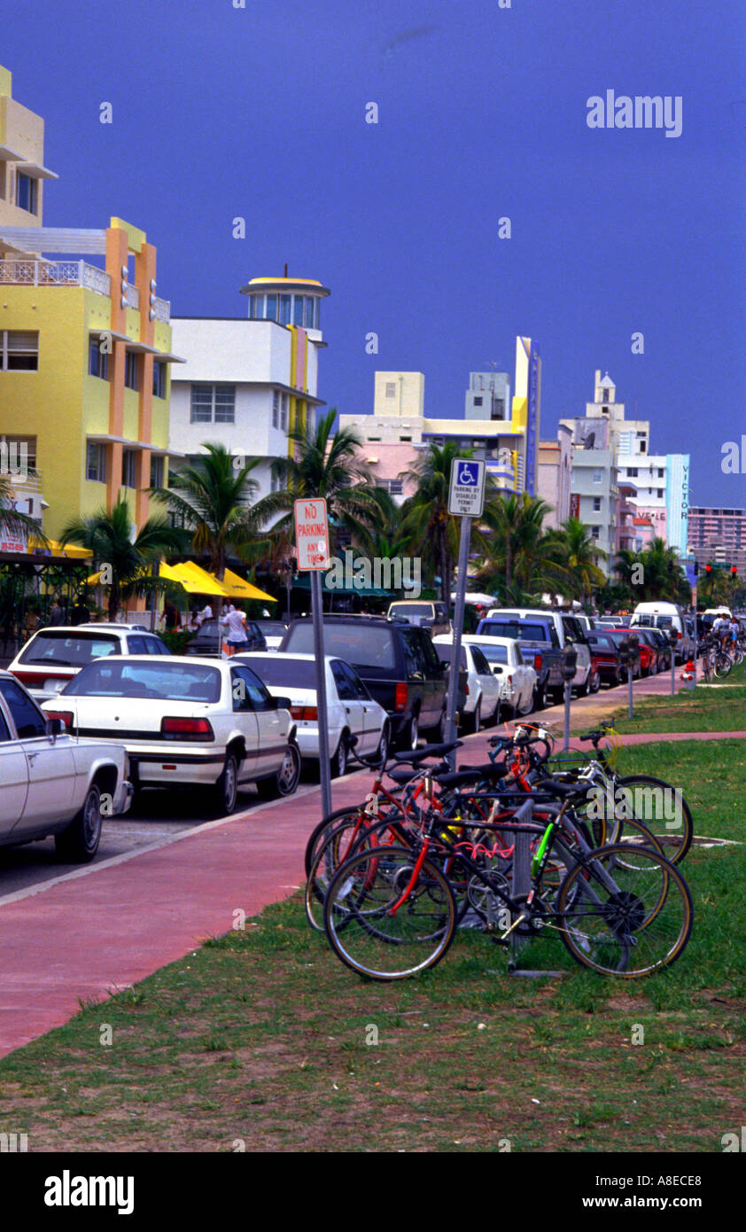 Art Deco Architecture at Miami Beach Florida USA Stock Photo - Alamy