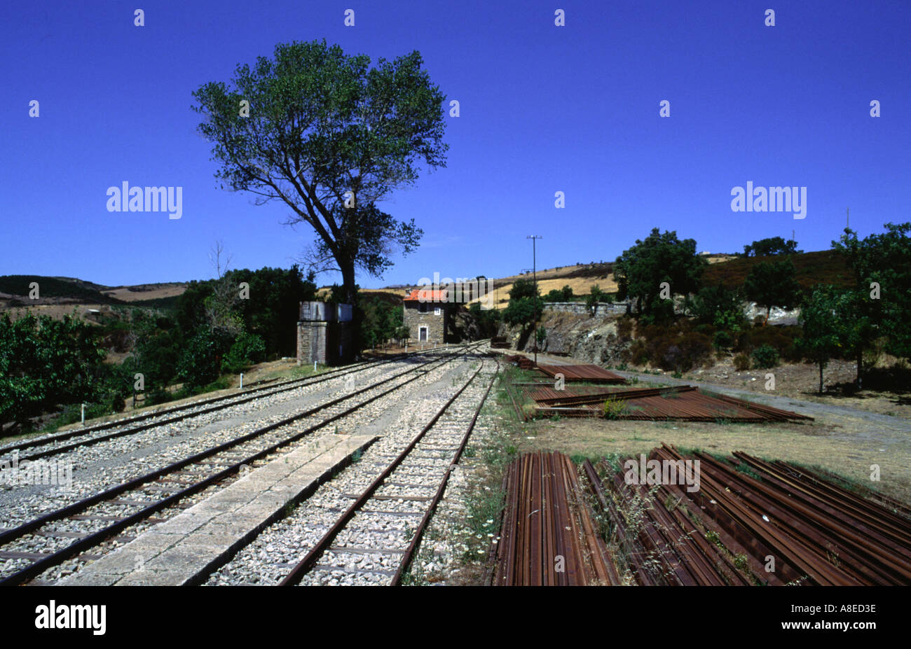 railway track without train perspective lines suggest destiny progress ...