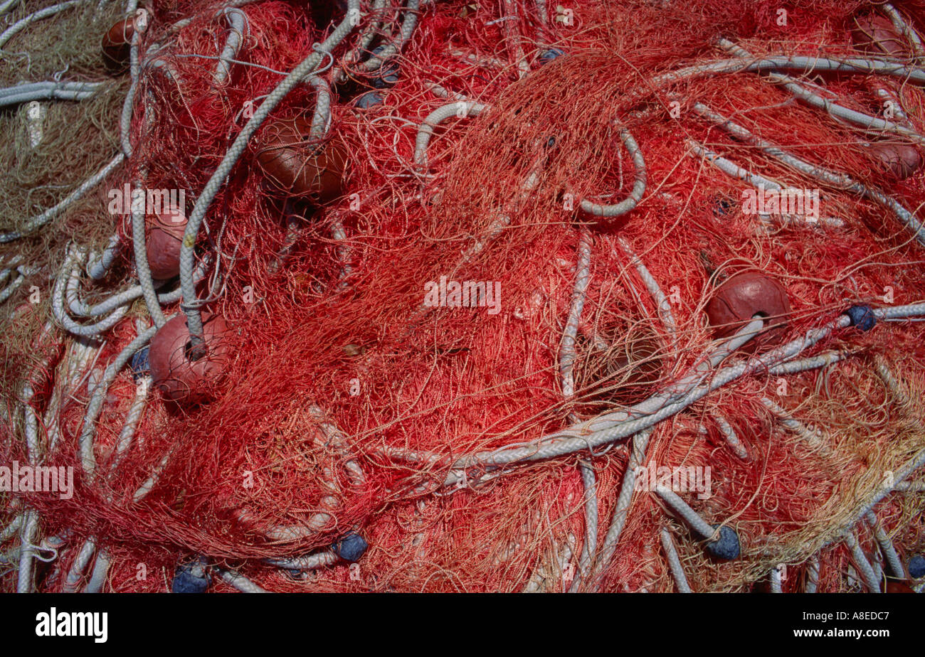 Fish net in Morocco Stock Photo - Alamy