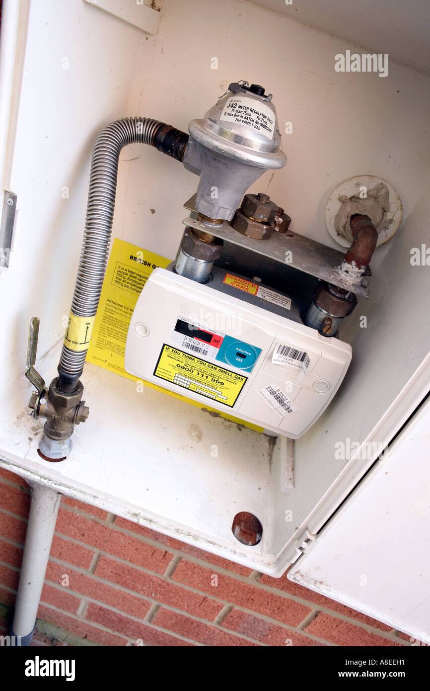 Domestic external gas supply hi-res stock photography and images - Alamy