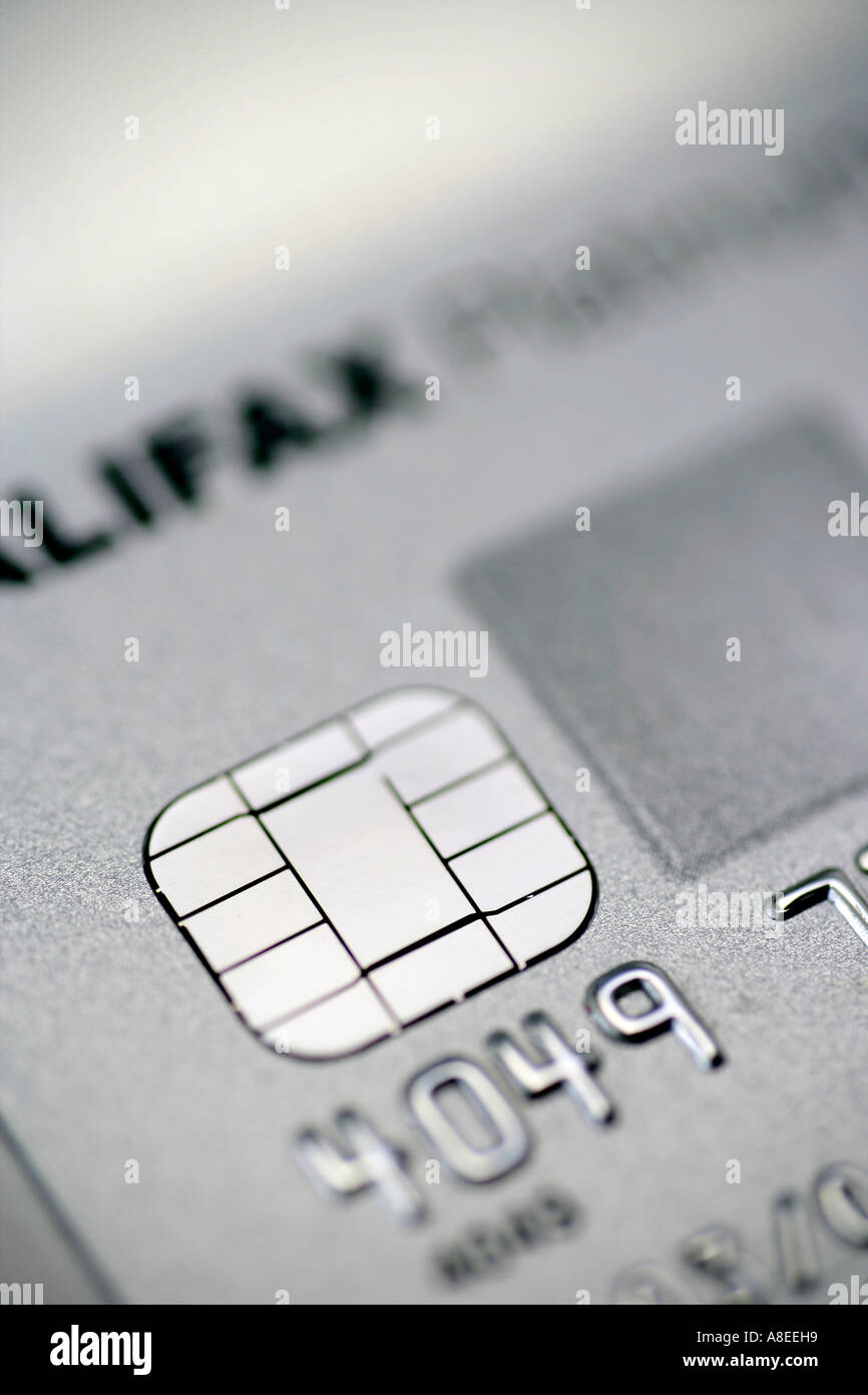 Credit Card Electronic Chip Stock Photo - Alamy