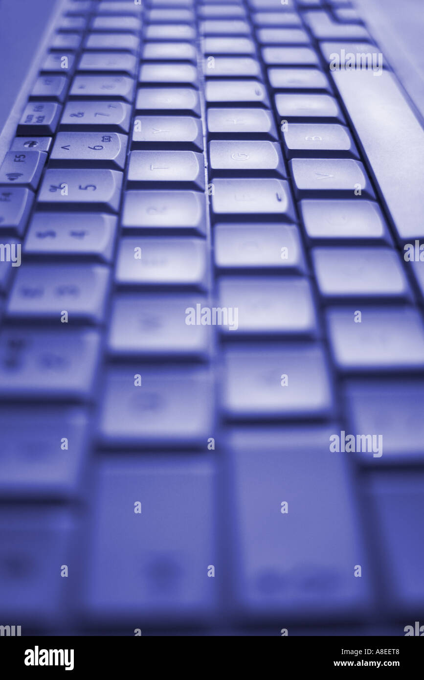 Abstract view of a computer keyboard Stock Photo - Alamy