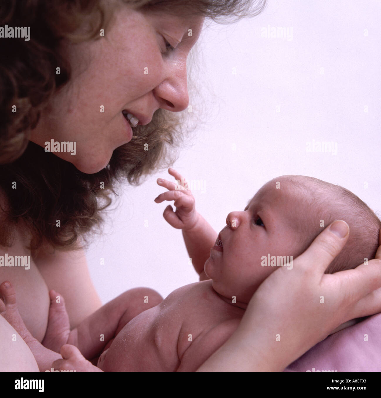 Mother and baby Stock Photo - Alamy