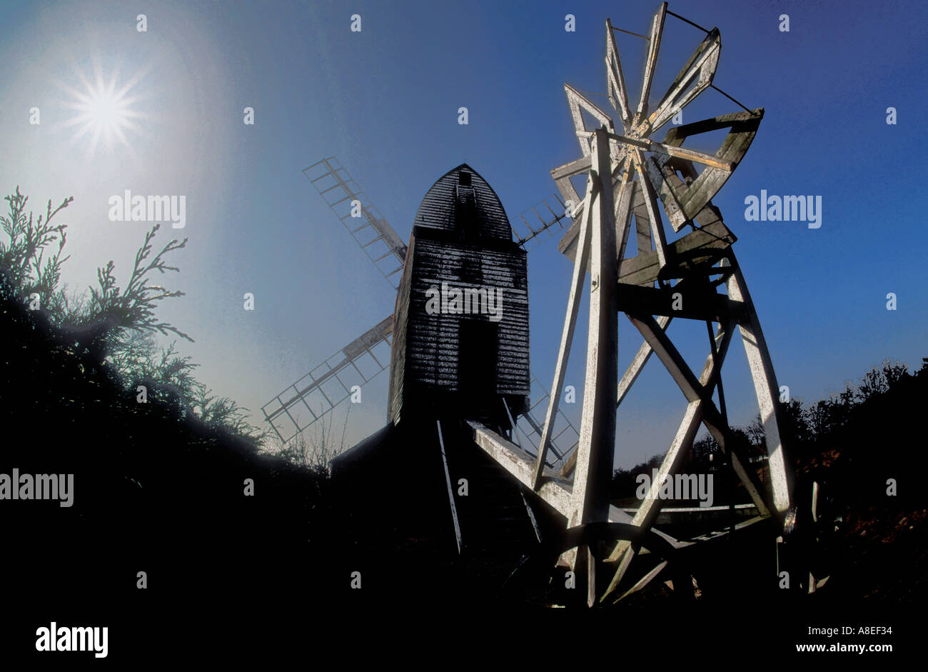 This windmill was known as The New Mill and was located at Cross in ...