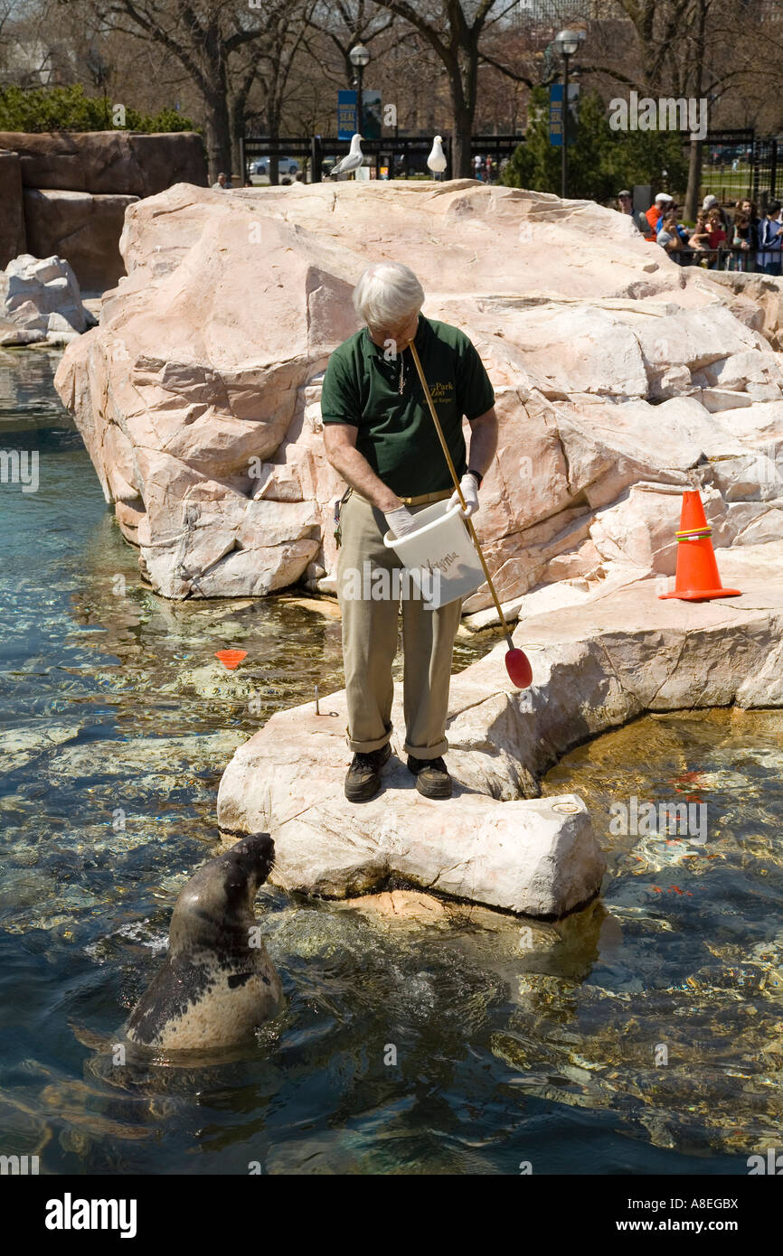 Zoo animal trainer hi-res stock photography and images - Alamy