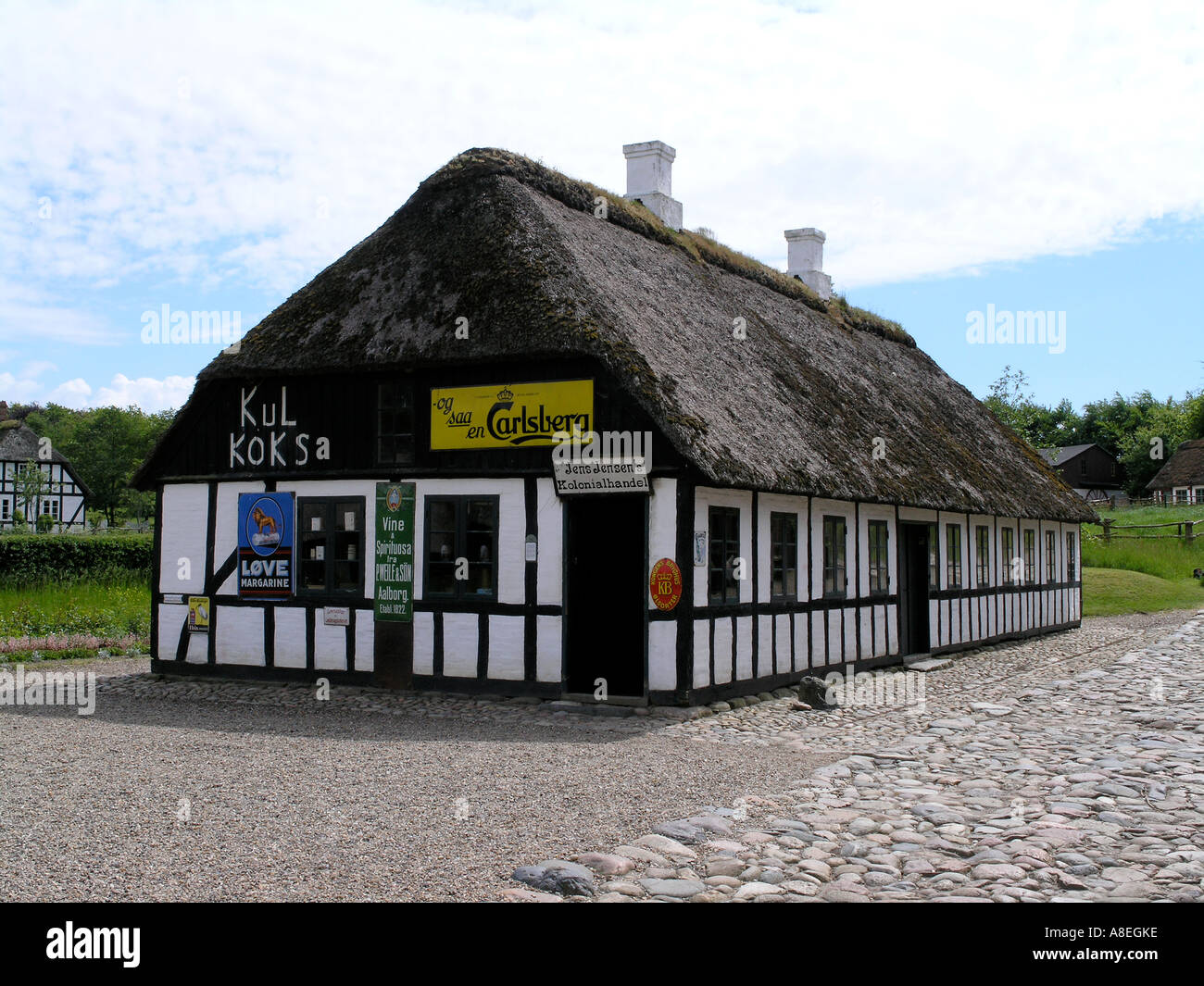 Open air museum hjerl hede hi-res stock photography and images - Alamy