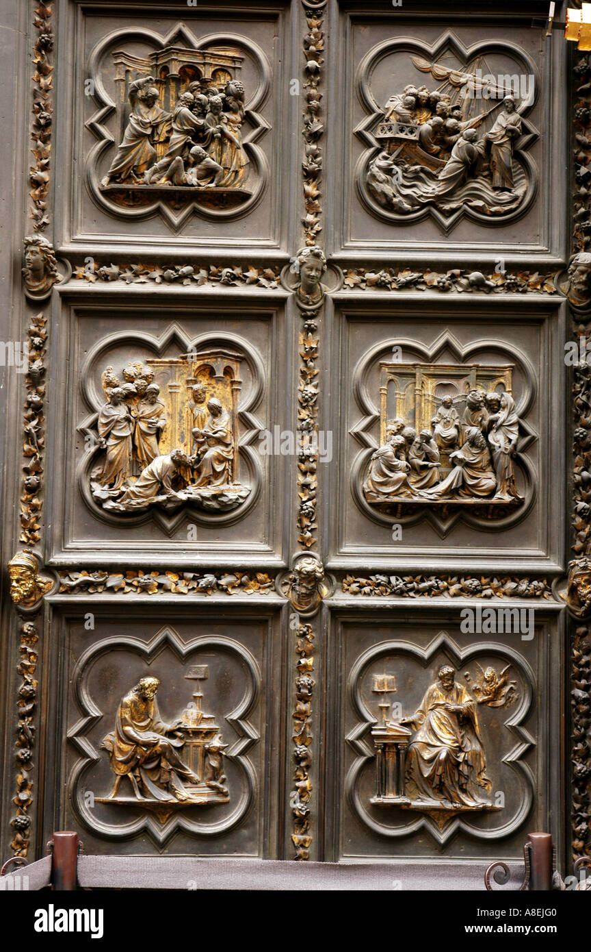 North door of the Battistero di San Giovanni by Lorenzo Ghiberti s XV ...