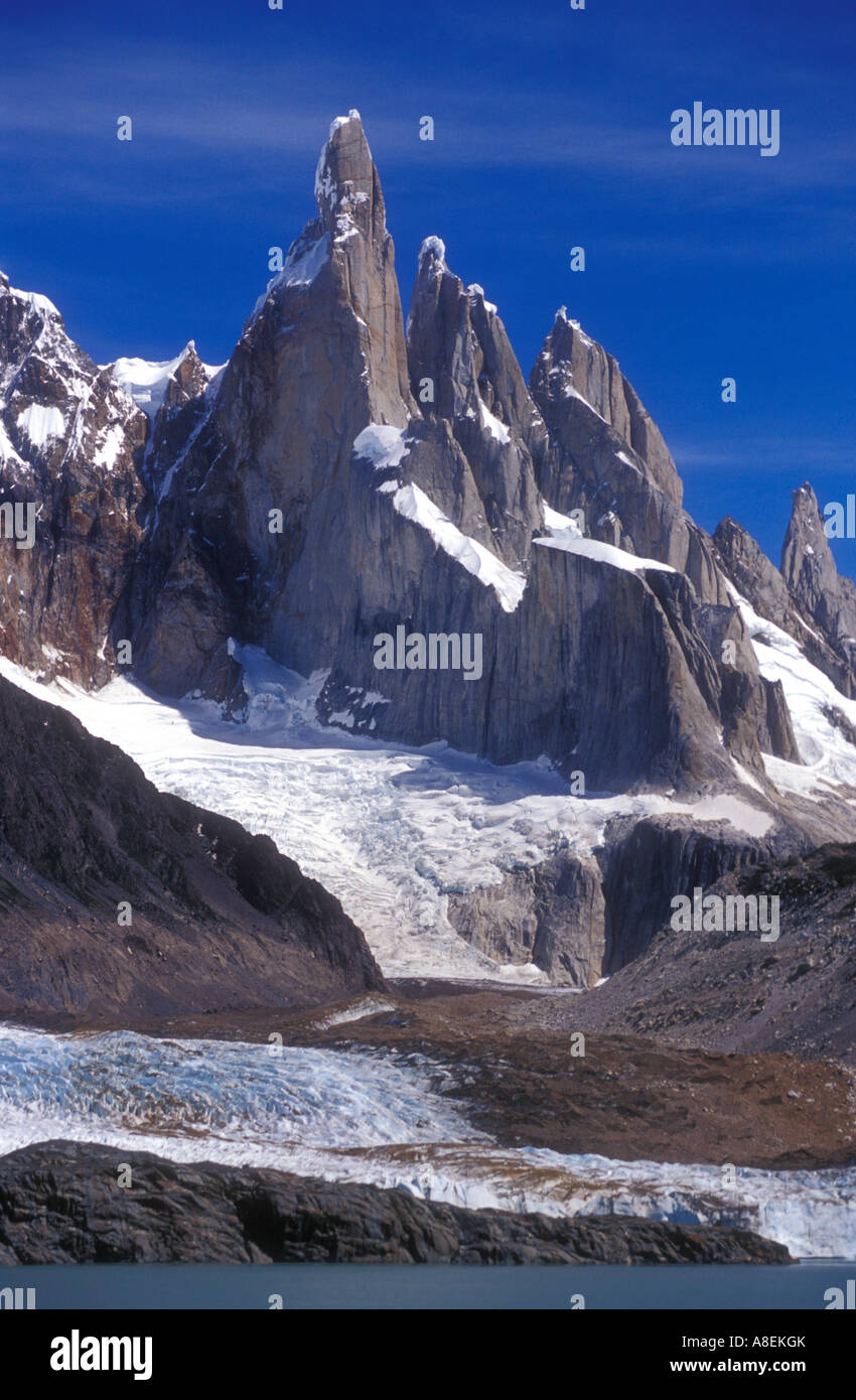 Laguna Torre and Cerro Torre (3102m). Magnificent Granite Spire in the ...