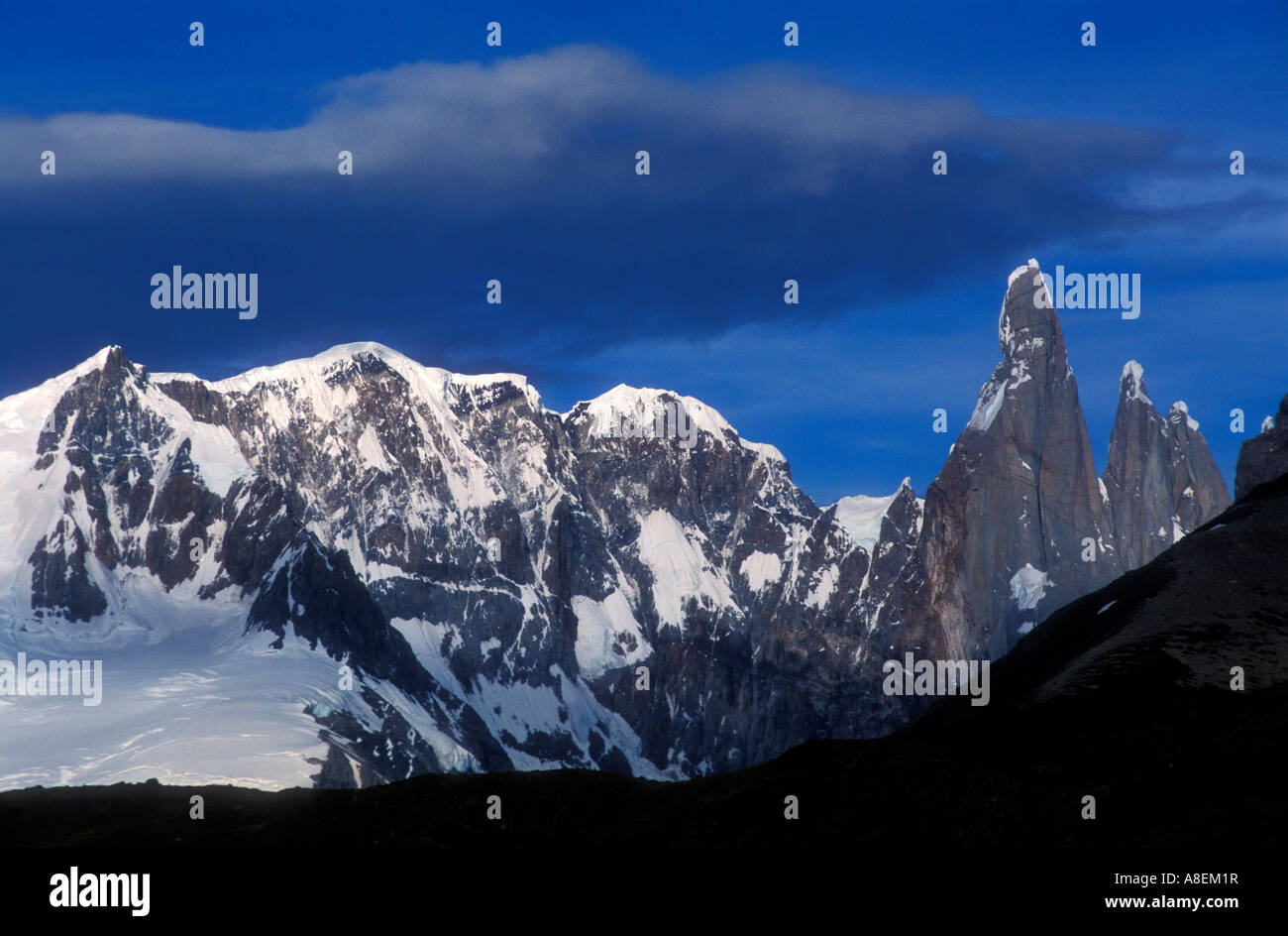 Cerro Torre (3102m). Magnificent Granite Spire in the Southern Andean ...