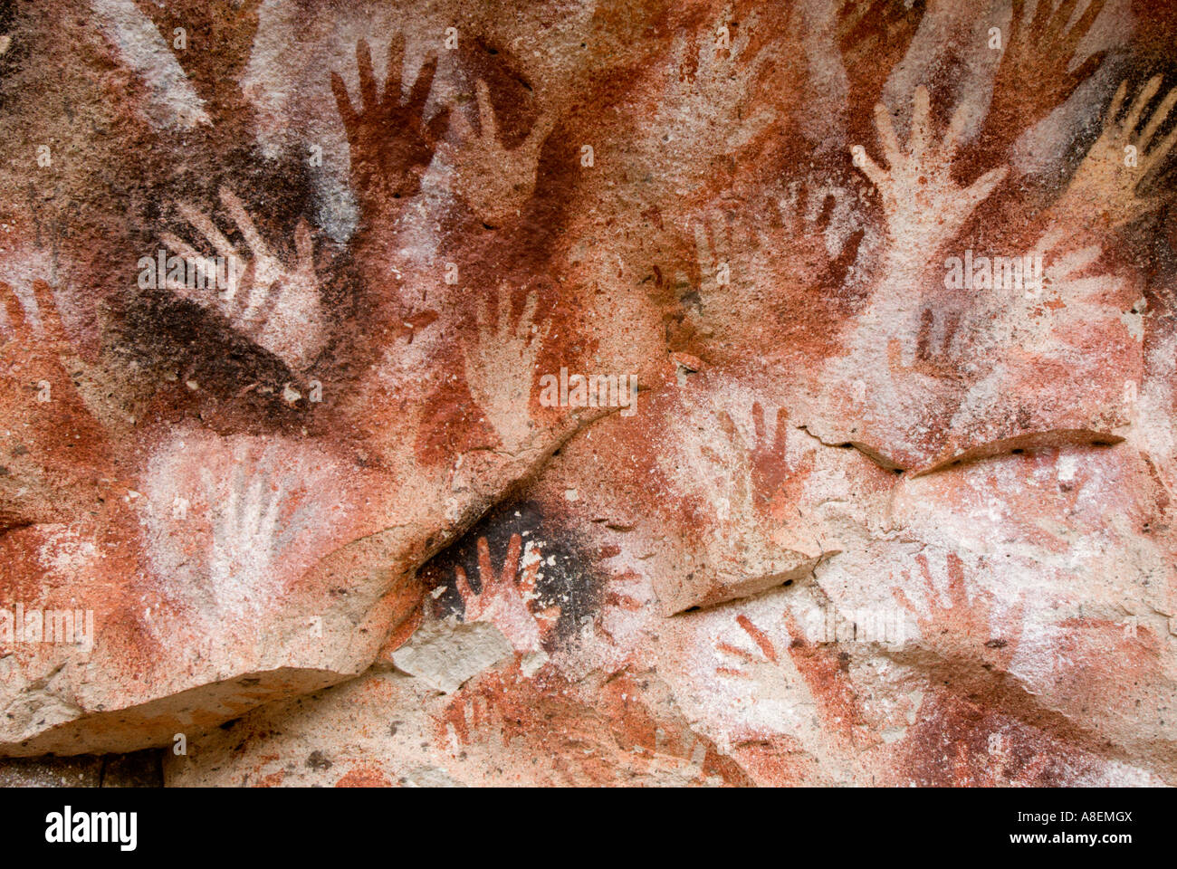 Ancient Hands, Stencil Paintings, Rio Pinturas Canyon, Cave of the ...