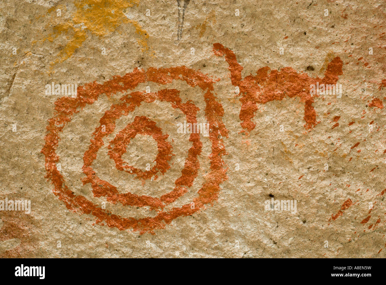 Geometric Painting, Rio Pinturas Canyon, Cave of the Hands, Patagonia ...