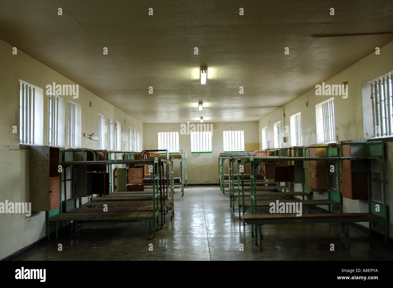 Nelson mandela in jail cell hi-res stock photography and images - Alamy