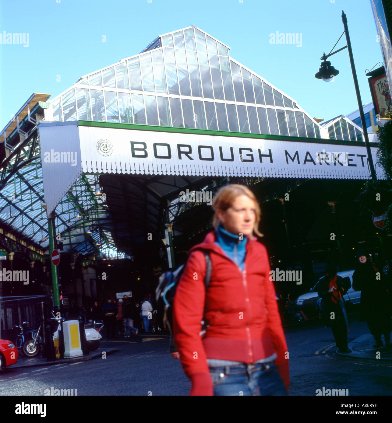 Borough Market London Bridge London England UK Stock Photo - Alamy