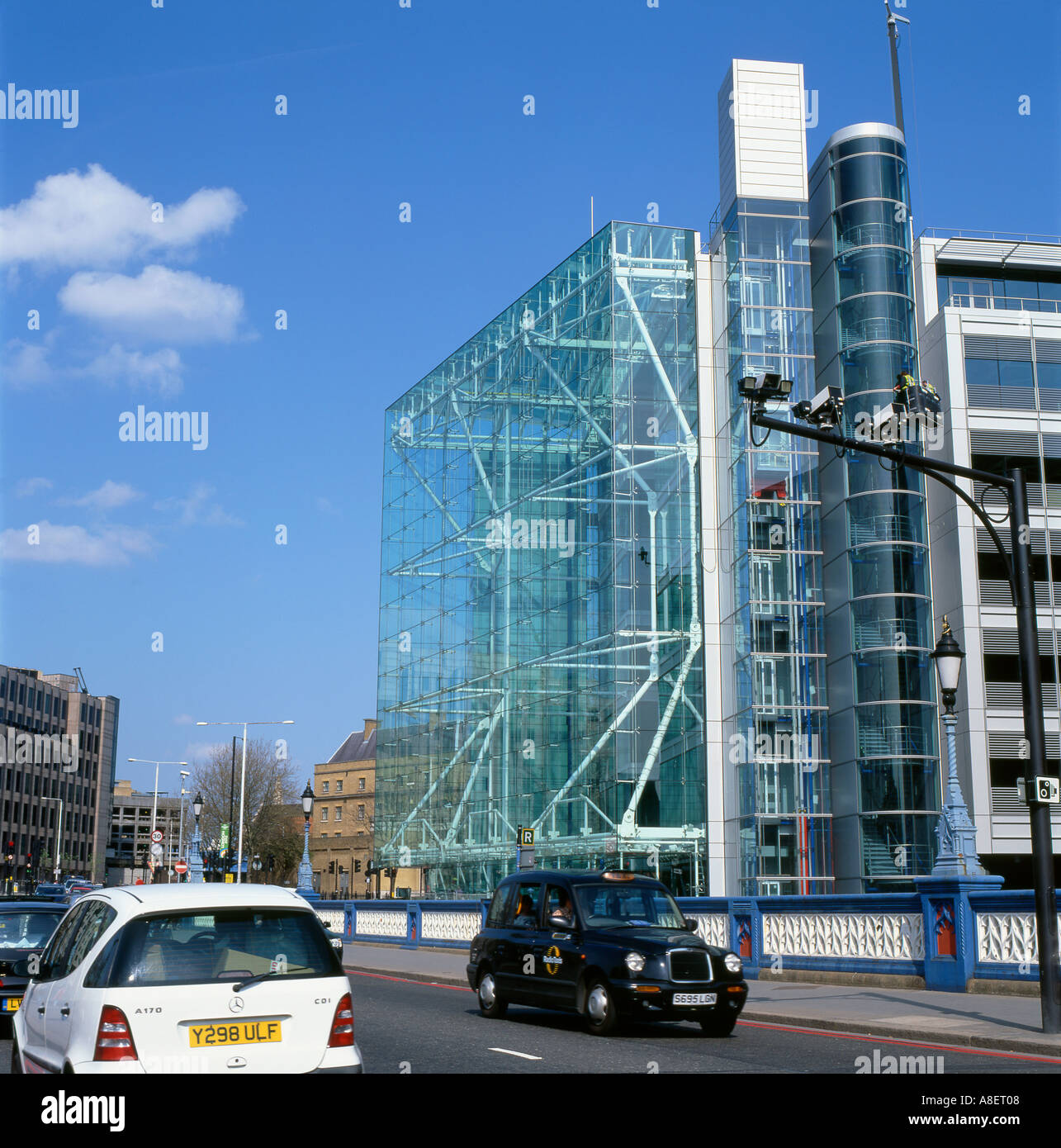 K2 Building near St. Katherine's Dock and Tower Bridge London England ...