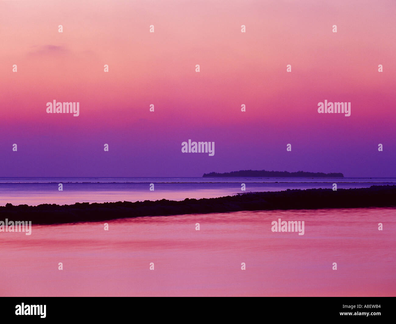 Maldives islands Indian ocean Baa atoll sunset, beach Stock Photo - Alamy