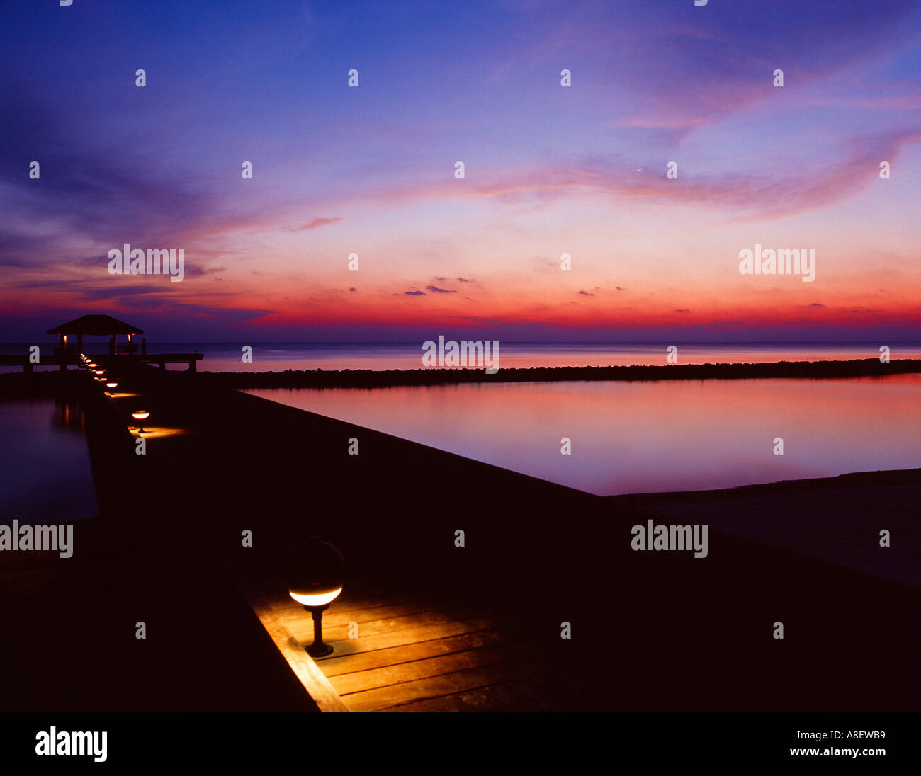 Maldives islands Indian ocean Baa atoll sunset beach Stock Photo - Alamy