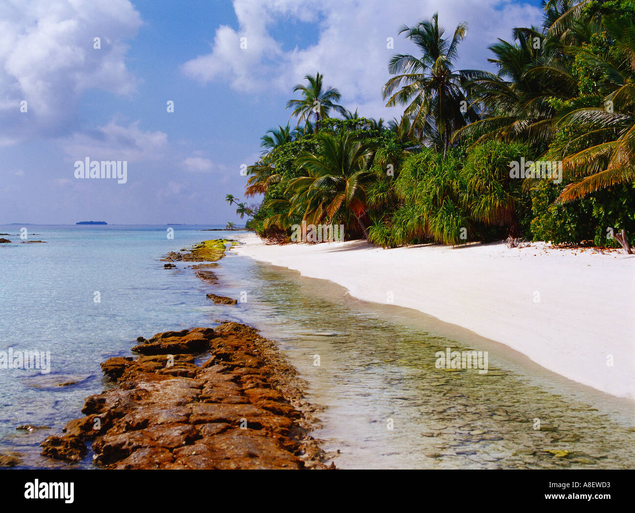 Maldives islands Indian ocean Baa atoll, beach Stock Photo - Alamy