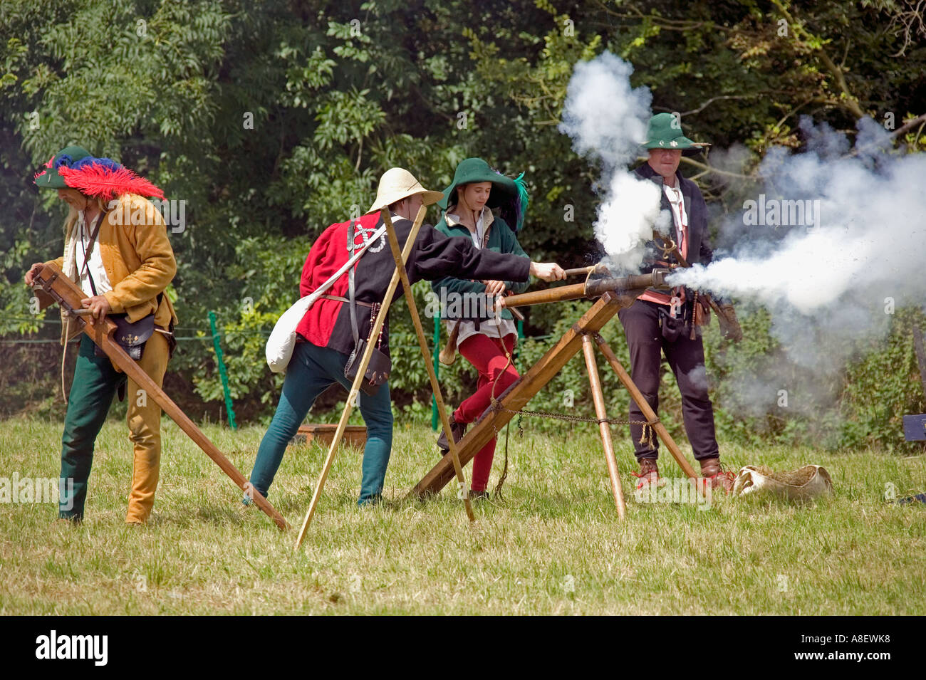 Enactment of the 16th century Stock Photo - Alamy