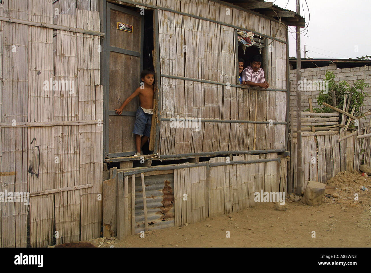 Stilt house slums isla trinitaria guayaquil ecuador poor families hi ...