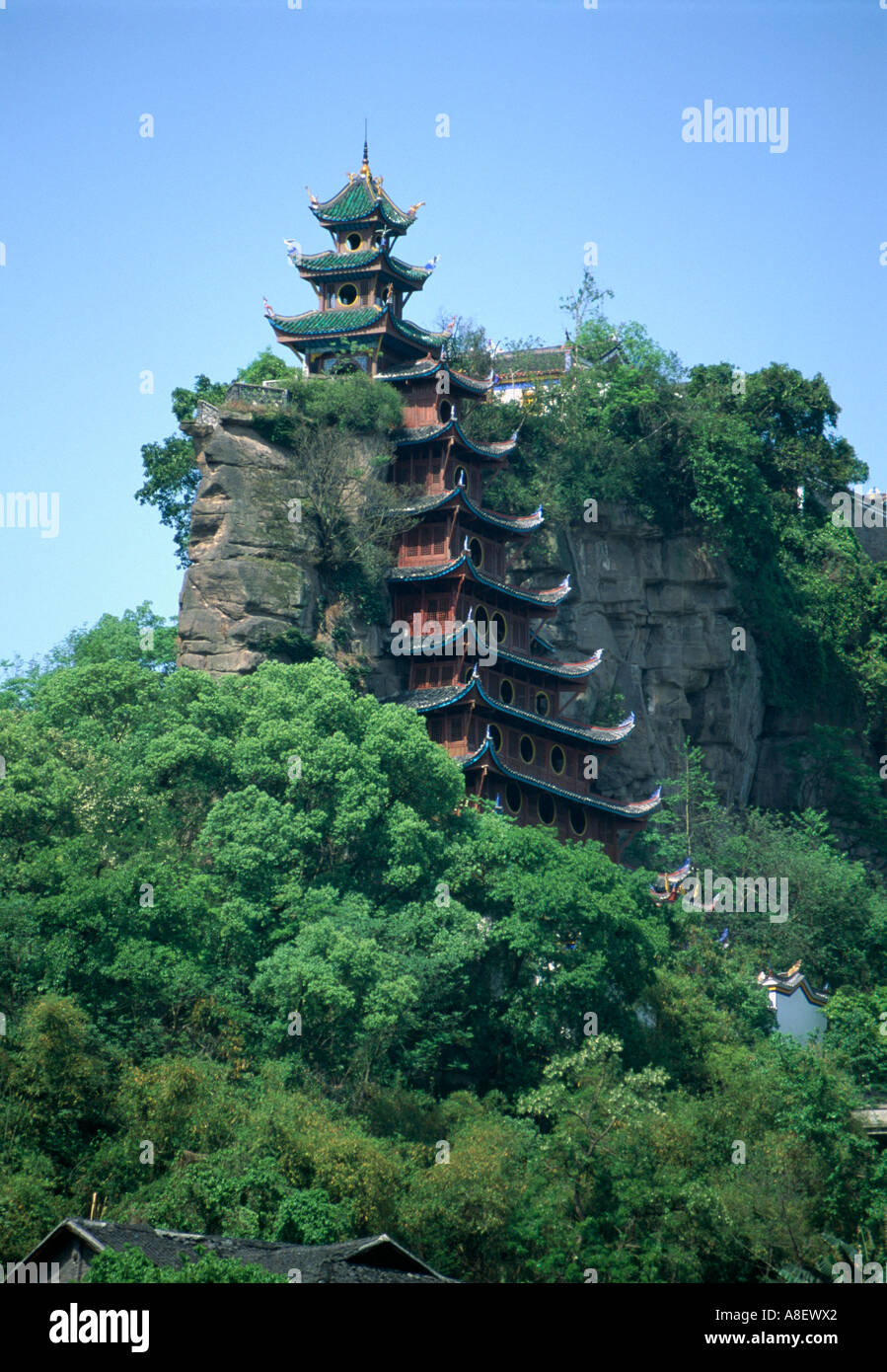Shibaozhai yangtse river china hi-res stock photography and images - Alamy
