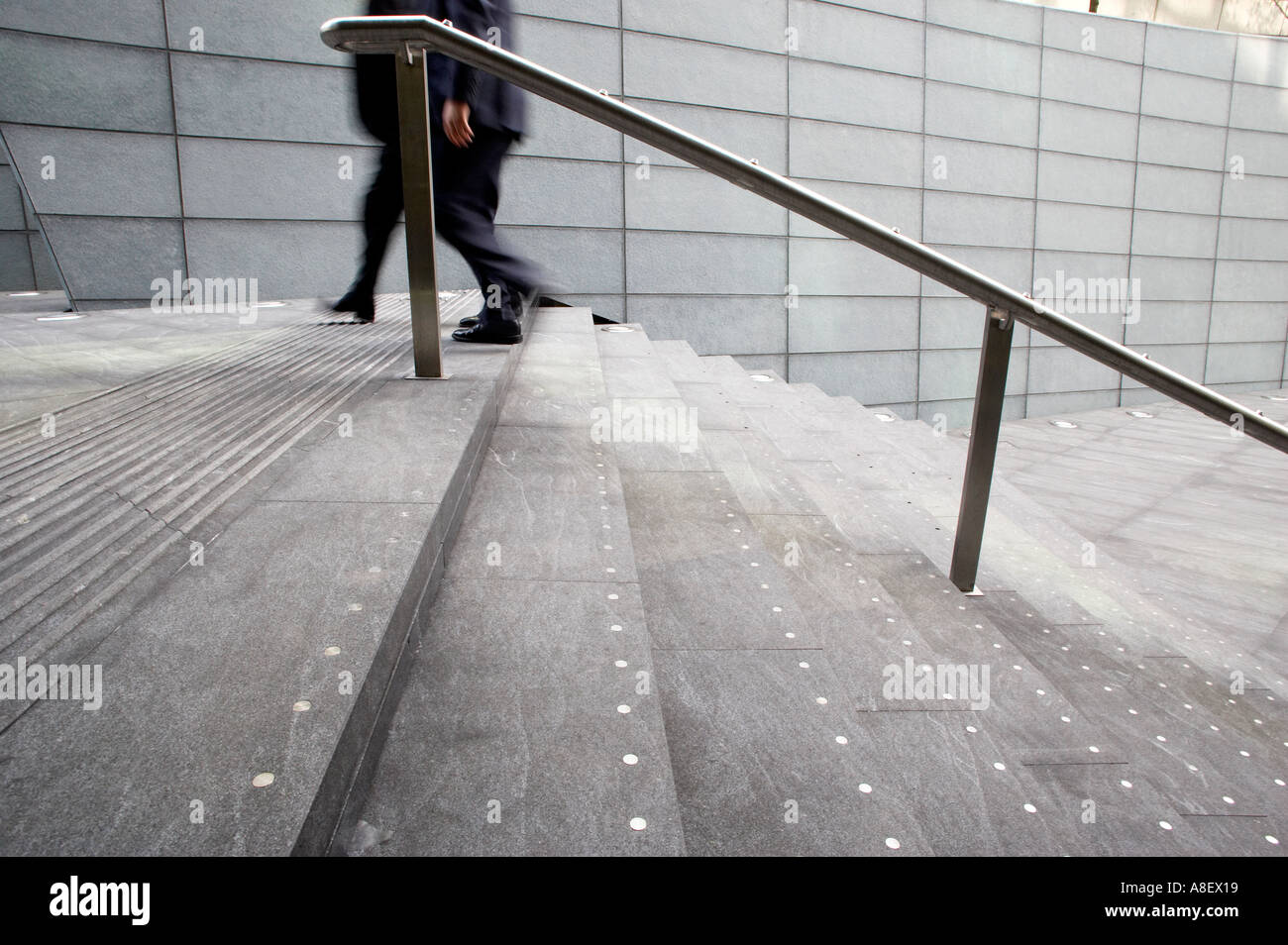 Business person running steps hi-res stock photography and images - Alamy
