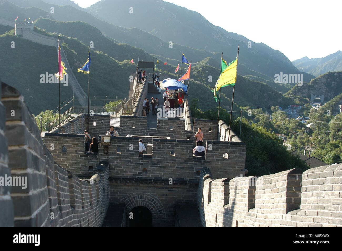 Inside the great wall of china beijing Stock Photo - Alamy