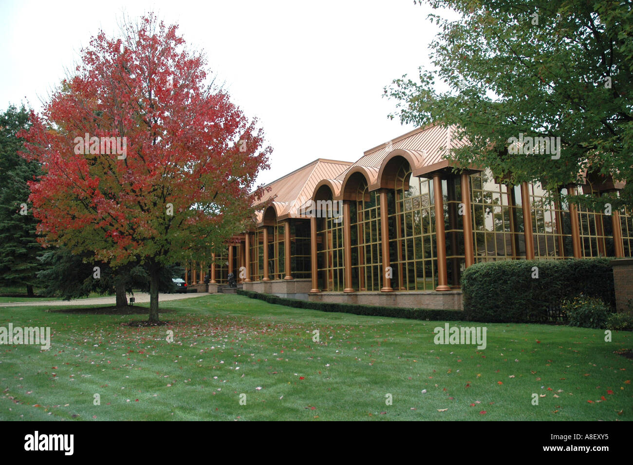 Gold and glass dream house, Ottawa, Canada Stock Photo - Alamy