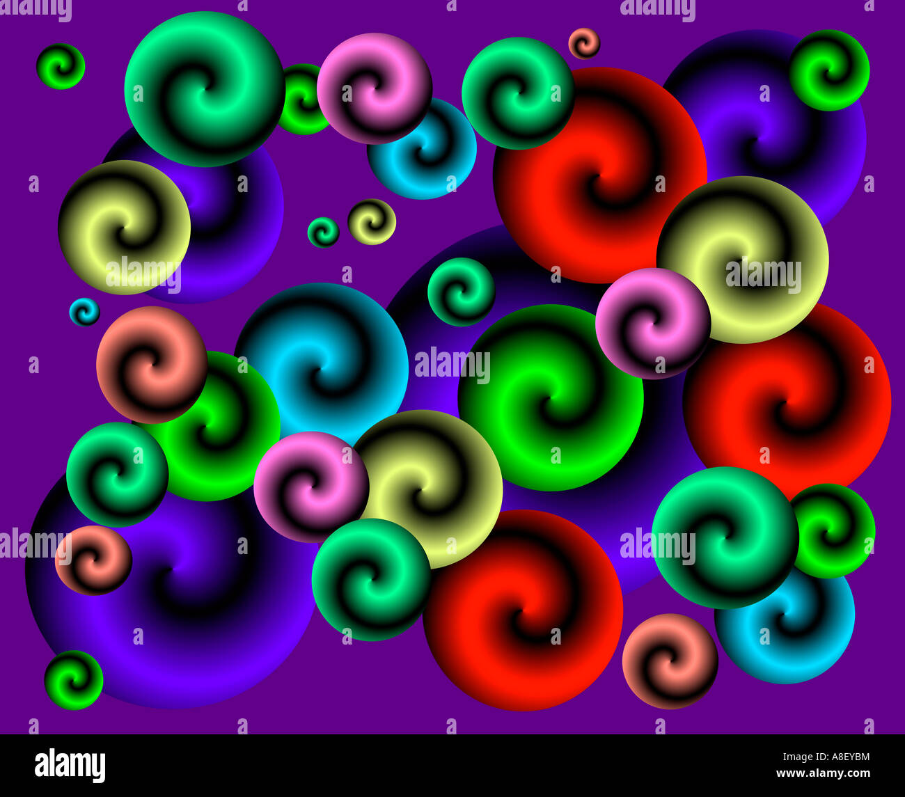 Distinct spiral shapes hi-res stock photography and images - Alamy