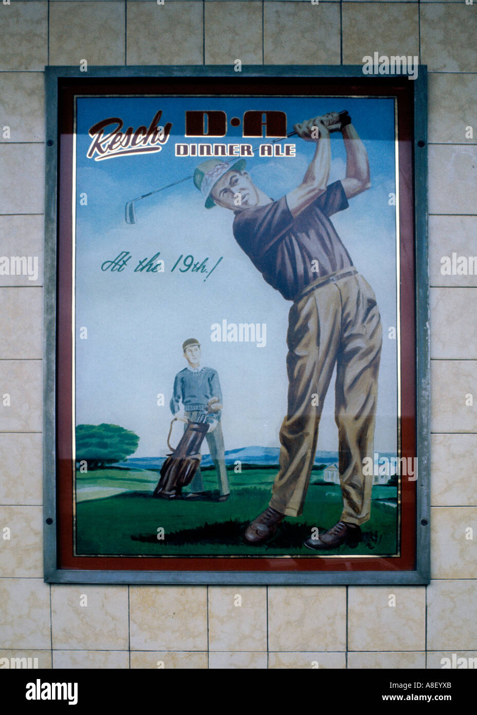 Beer advertisement 1950s hi-res stock photography and images - Alamy