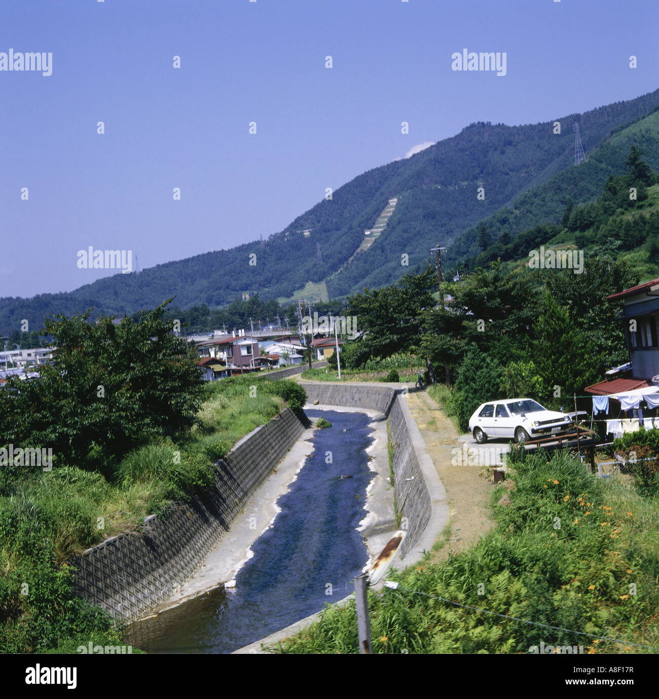 geography / travel, Japan, agriculture, drainage, canal, sub-surface ...