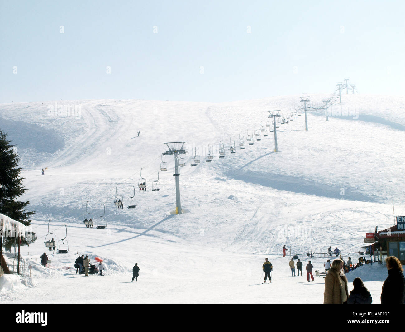 Snow greece hi-res stock photography and images - Alamy