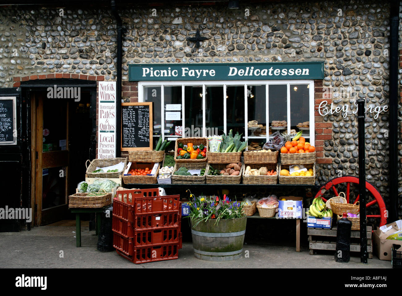 The Picnic Fayre Delicatessen and village stores at Cley Next The Sea ...
