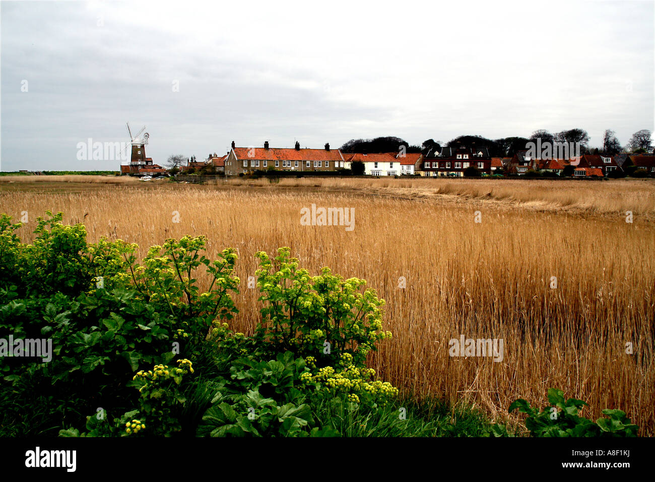 The village of Cley Next The Sea North Norfolk UK Stock Photo - Alamy