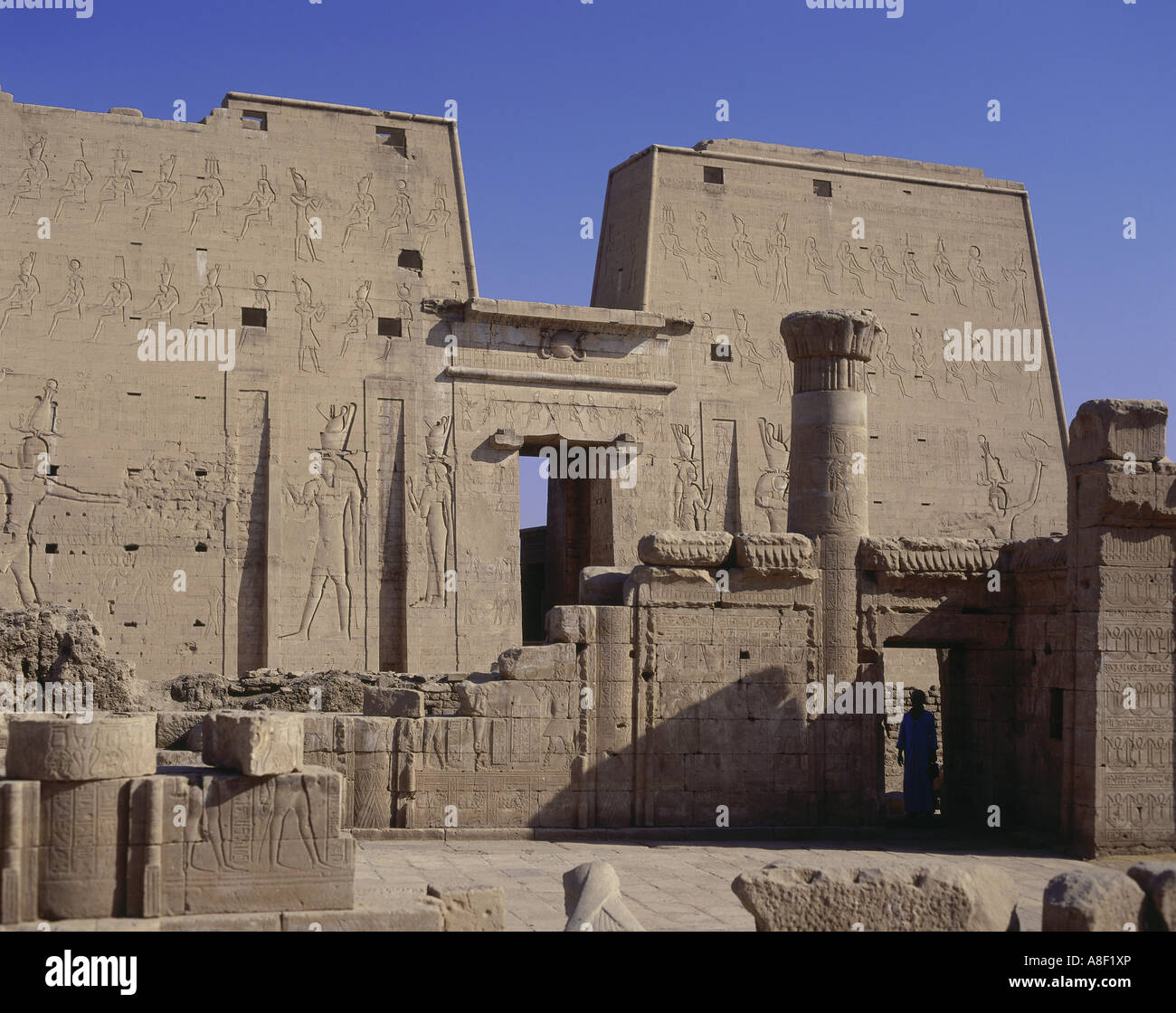 geography / travel, Egypt, Edfu (Behedet), temple of the Horus (Hor ...