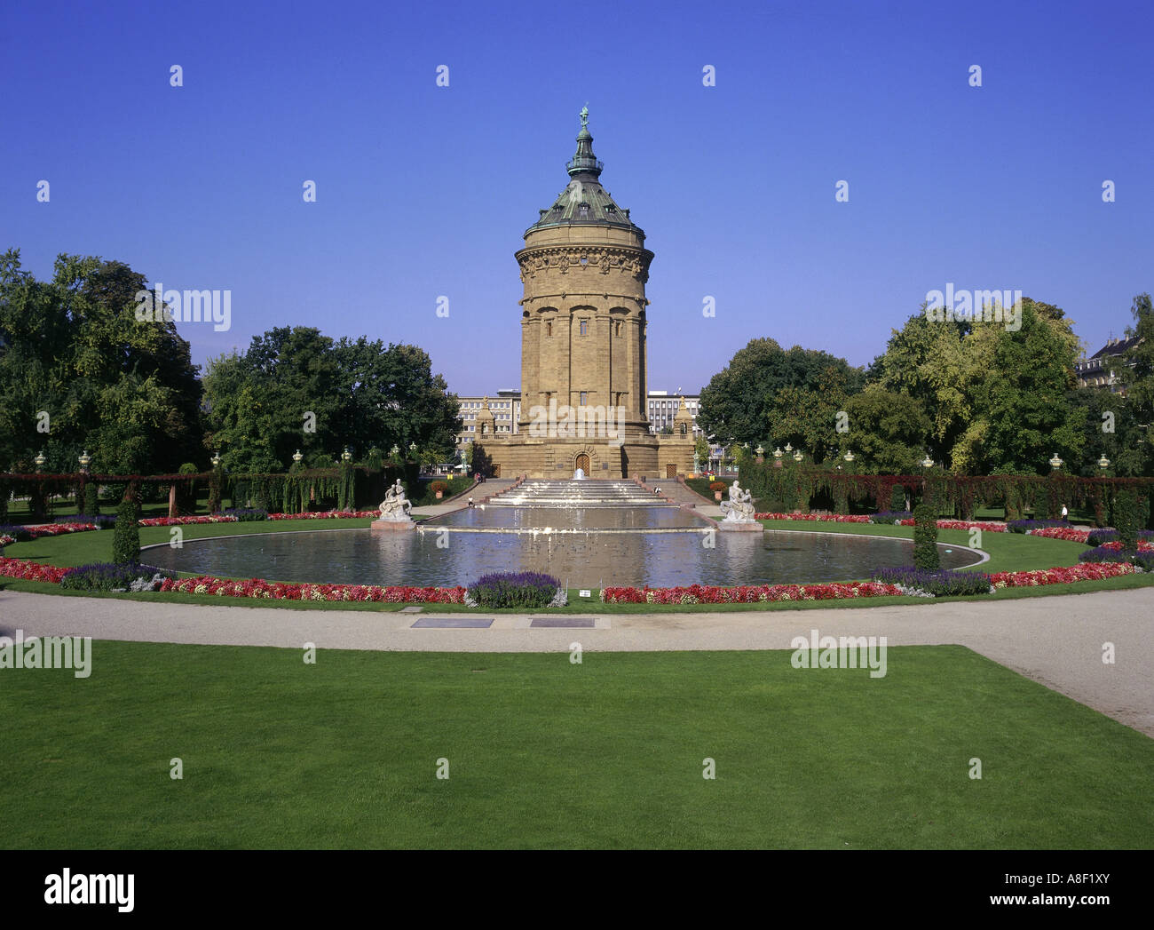 geography / travel, Germany, Baden-Wuerttemberg, Mannheim, buildings ...