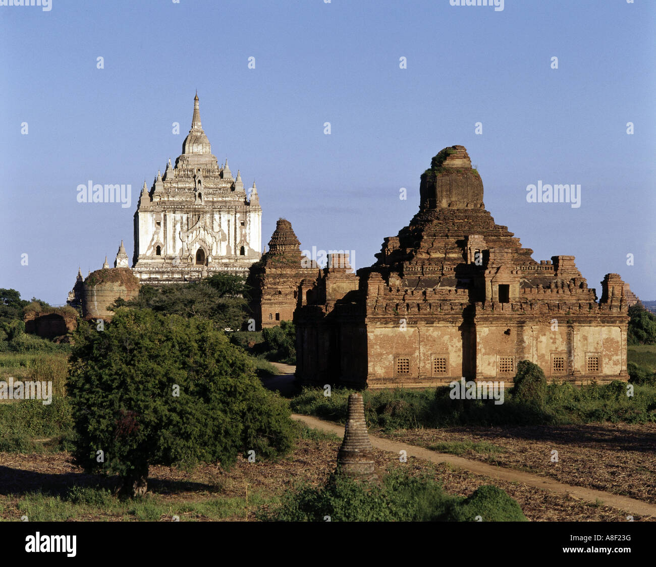 geography / travel, Burma, Pagan, Ananda - Temple, exterior view Stock ...