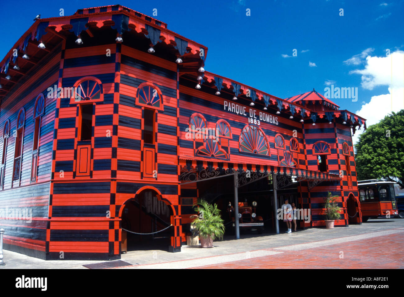 Parque de Bombas Fire station Ponce Puerto Rico Stock Photo - Alamy