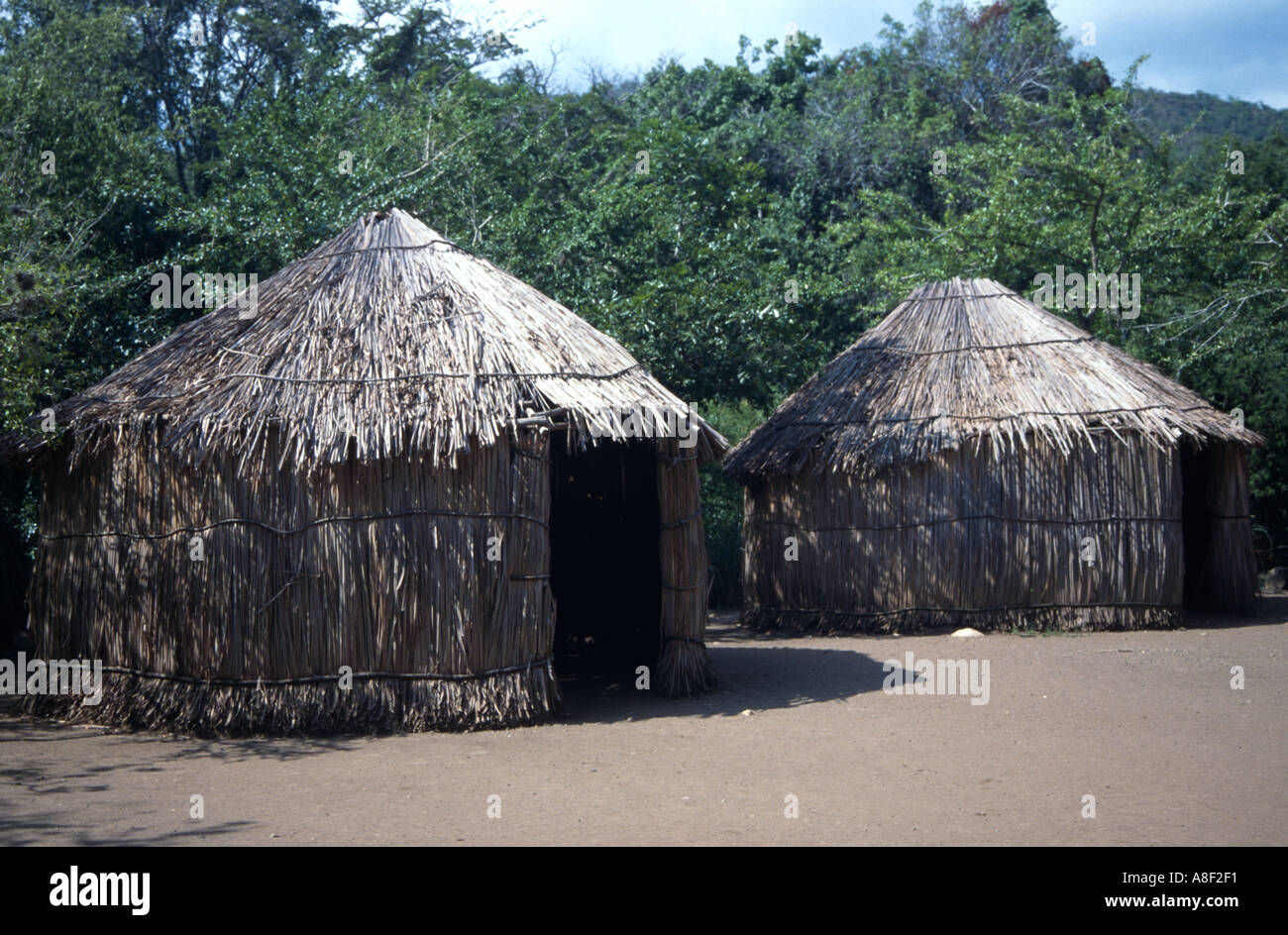 traditional tribal huts in the Parque Ceremonial Tibes Puerto Rico ...