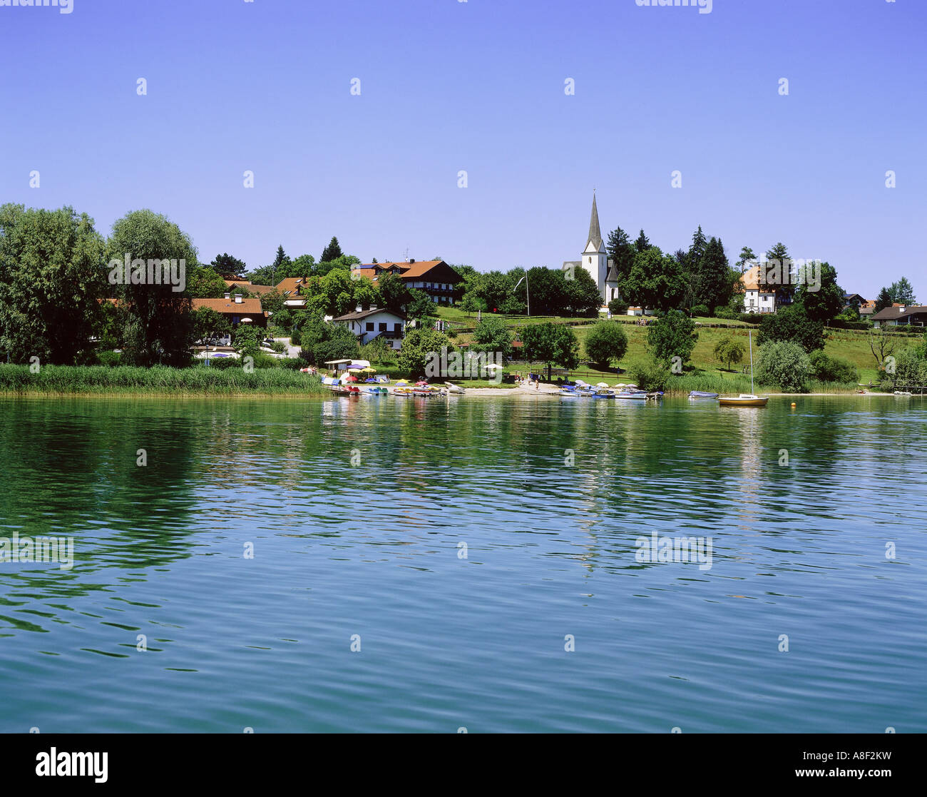 geography / travel, Germany, Bavaria, Gstadt am Chiemsee, city views ...