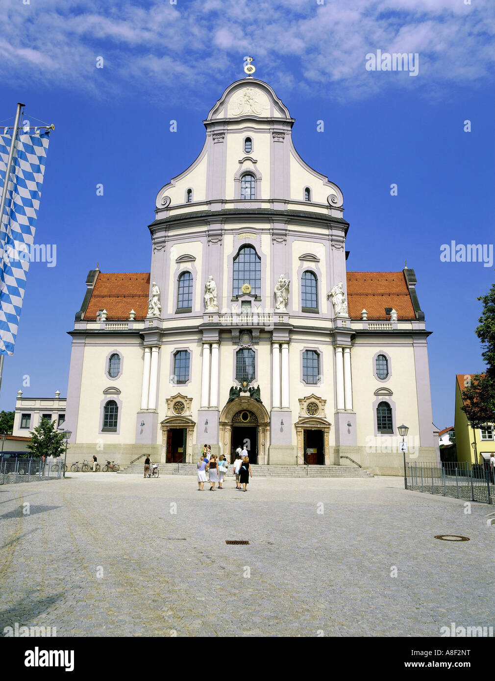 geography / travel, Germany, Bavaria, Altötting, churches, Basilica St ...