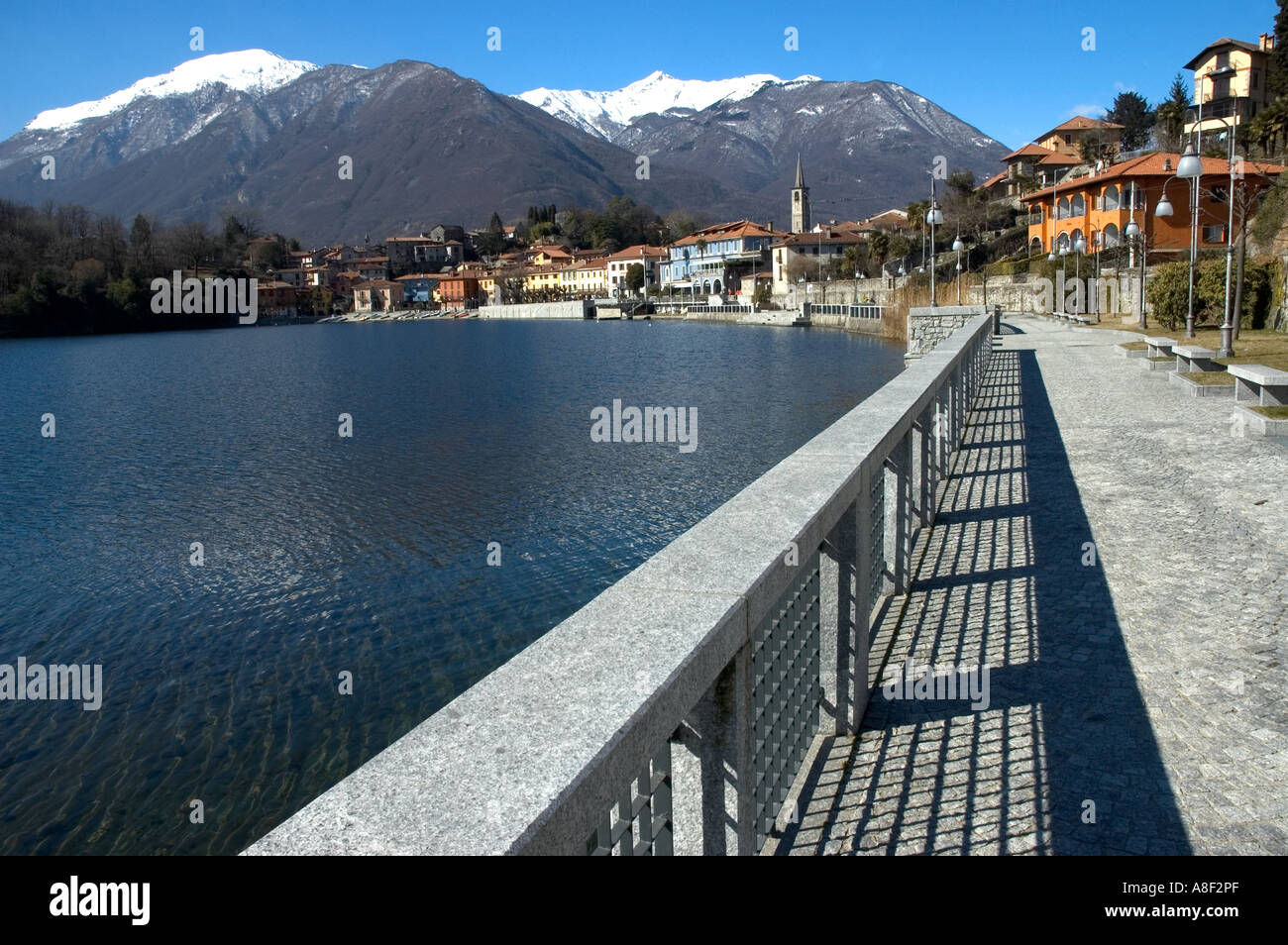 mergozzo lake - italy Stock Photo - Alamy