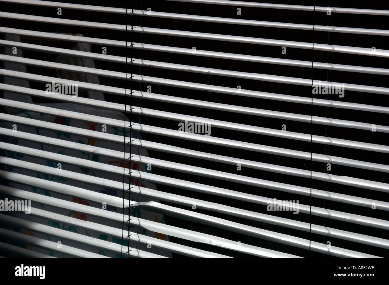 Metal Window Blinds Stock Photo - Alamy